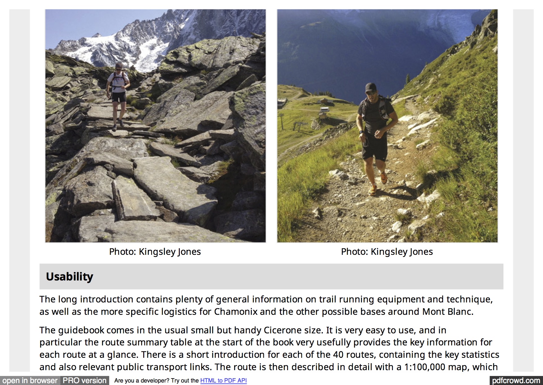 Trail Running – Chamonix and the Mont Blanc Region | Kingsley Jones