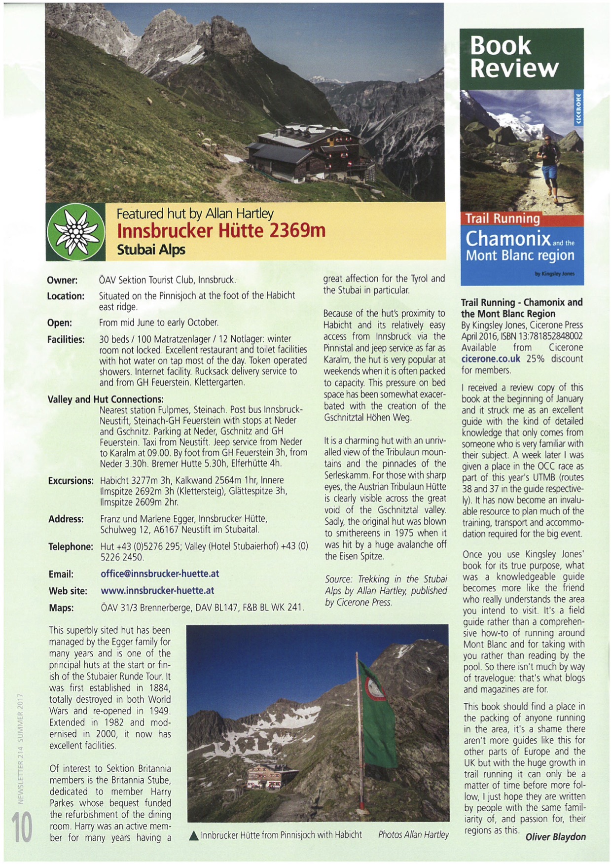 Trail Running – Chamonix and the Mont Blanc Region | Kingsley Jones